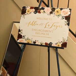 Reception Welcome Sign Wedding Reception Sign Wedding | Etsy