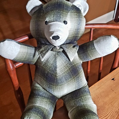 Memory Bear Pattern Easy 14 Sewing Pattern Simple Bear Pattern Sewing ...