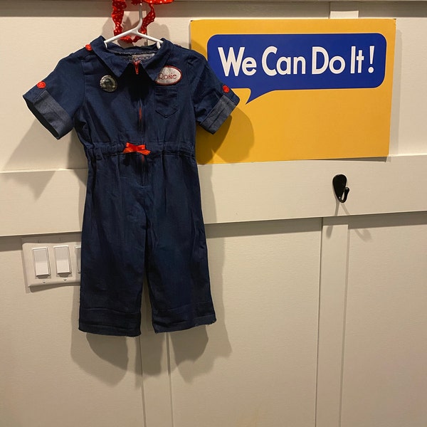 Printable "we Can Do It" Sign for Rosie the Riveter Costume - Instant ...