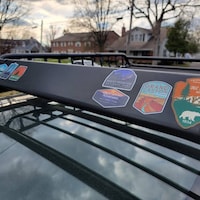 National Park Sticker Set Waterproof Vinyl Sticker, UV Resistant NP ...