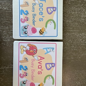 Busy Binder Activitypreschool Learninghomeschooltoddler | Etsy