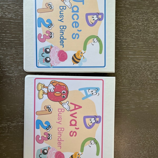 Toddler Busy Book, Learning Binder, Preschool Curriculum, Homeschool ...