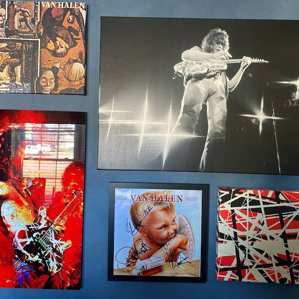 Van Halen Autographed Album Cover Reprint - Etsy