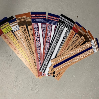 5 Pack Cornhole Scoreboard/score Keeper Sign/ Horseshoe Score/ Score ...