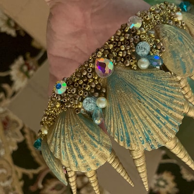Seashell Atlantis Tiara Tourqoise Magic - Etsy
