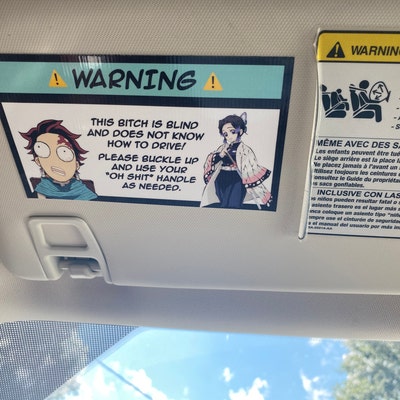 Car Warning Sticker - Etsy