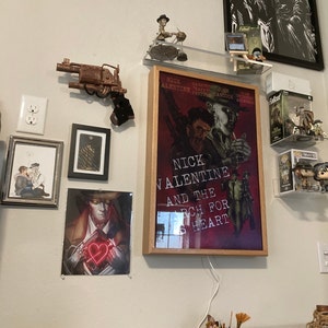 Fallout 4 Full Set of Danse, Deacon, Preston, Hancock Pin up Art ...