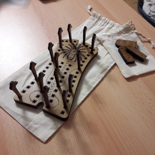 Ludus Duodecim Scriptorum, Ancient Roman Board Games, Handmade Board ...