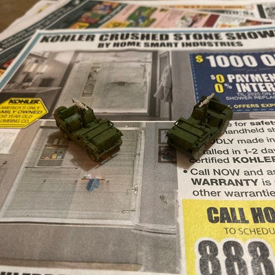 German LARS Multiple Rocket Launcher 1/100 Flames of War Team Yankee - Etsy