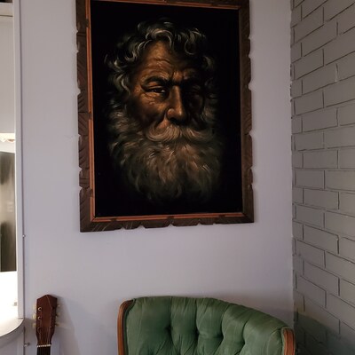 J. Gerard Signed Original Oil Painting on Canvas in Oak Frame - Etsy