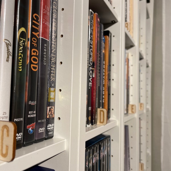 Eco Friendly, Both Sides CD Dividers, Set of 26 Horizontal, A to Z, CD ...