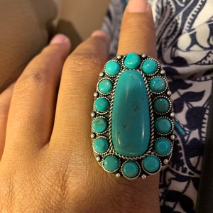 Dallas Turquoise Ring - Etsy