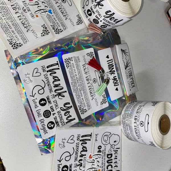 CUSTOM ROLL OF 250 - Large Car Freshie Warning Labels, Warning Labels ...