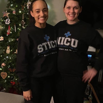 Custom SICU Sweatshirt, Surgical Nurse Sweater, Surgical Intensive Care ...