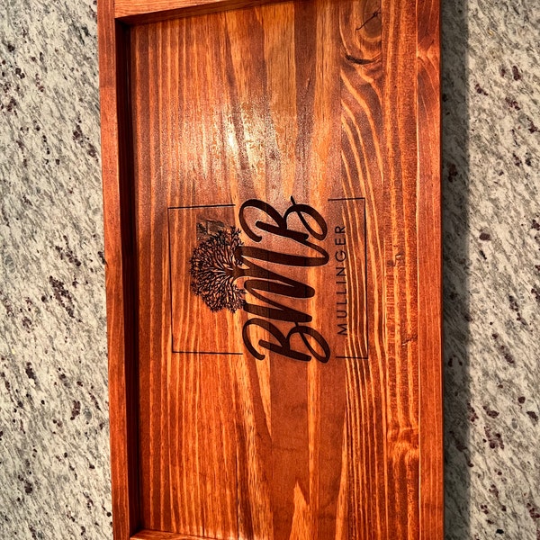 Log Slice Plaque, Log Slice Table Centerpiece, Custom Engraved Log ...