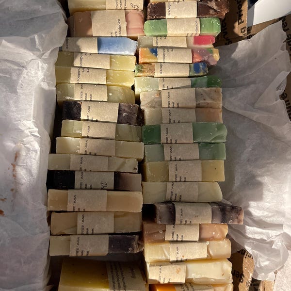 30 Pack Sampler of All Natural Homemade Soap custom Labels on Request ...
