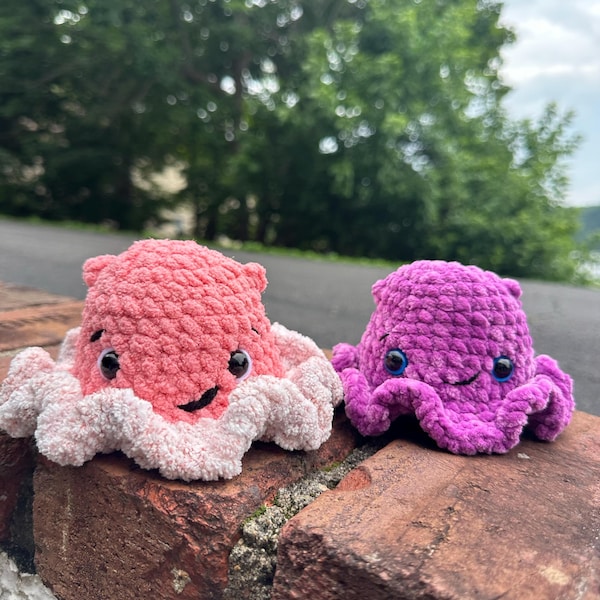 PATTERN: No Sew Dora the Dumbo Octopus - Amigurumi Octopus Pattern ...