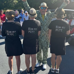 Golf Tournament Shirt DIAMONDS DIVOTS DIVAS Rhinestone Shirt Bling ...