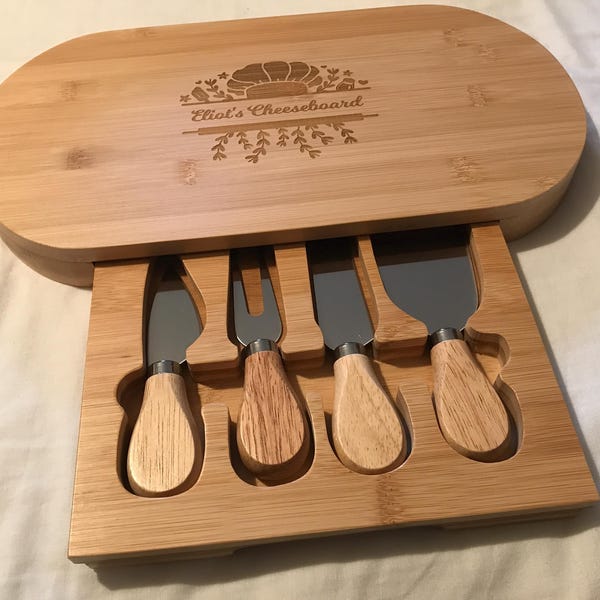 RETIREMENT GIFT IDEA - Leaving Gift - Personalised Cheeseboard With ...