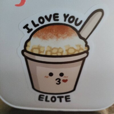Cute Mexican Elote Sticker 2.14 X 3 - Etsy