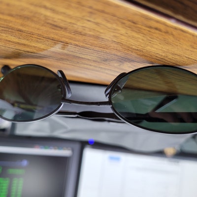 Authentic Vintage 90s Made Light Tint Blue Lens Framless - Etsy