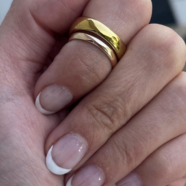 Pinky Initial Ring, Personalized Signet Ring, Custom Pinky Ring, Gold ...