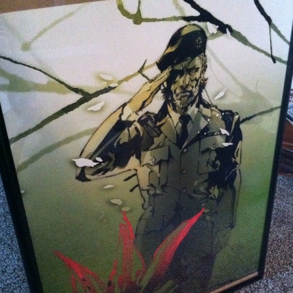 Metal Gear Solid 3 Snake Eater 24 X 30" Video Game Poster - Etsy