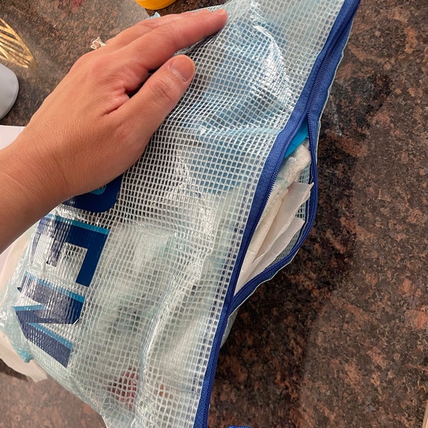 Small Bikini Pouch - Personalized Small Bikini Pouch, Initials or Name ...