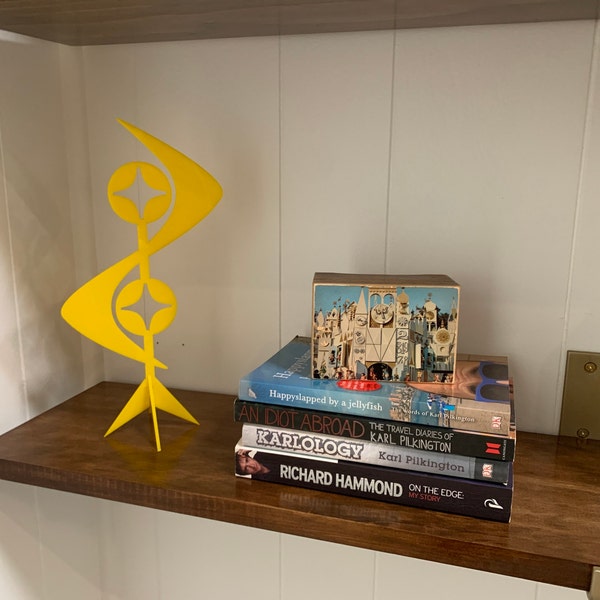 Atomic Mid Century Modern Table Decor | Atomic Stars Accent Sculpture ...
