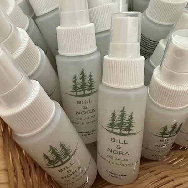 Bulk Wedding Bug Spray Party Favors | Bottles Arrive Filled With Label ...