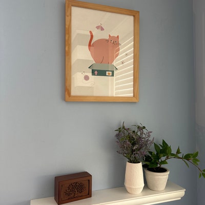 Set of 3 Cat Art Prints, Kids Gallery Wall, Playroom Wall Art, Kitten ...