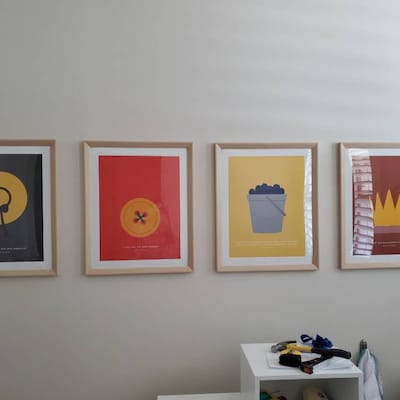 Charlie and the Chocolate Factory Roald Dahl Children's Book Wall Art ...