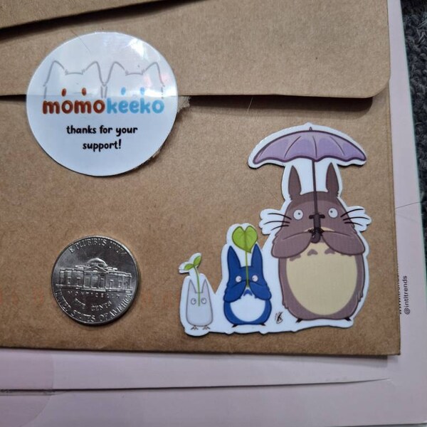 Totoro Trio Sticker - Etsy