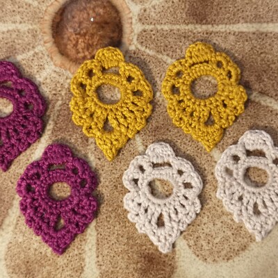 120. ONE Crochet Earrings Pattern, Crochet Earring Pattern, PDF File ...
