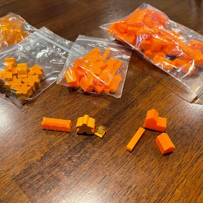 Unofficial Replacement Pieces for Ticket to Ride Board Game Trains ...