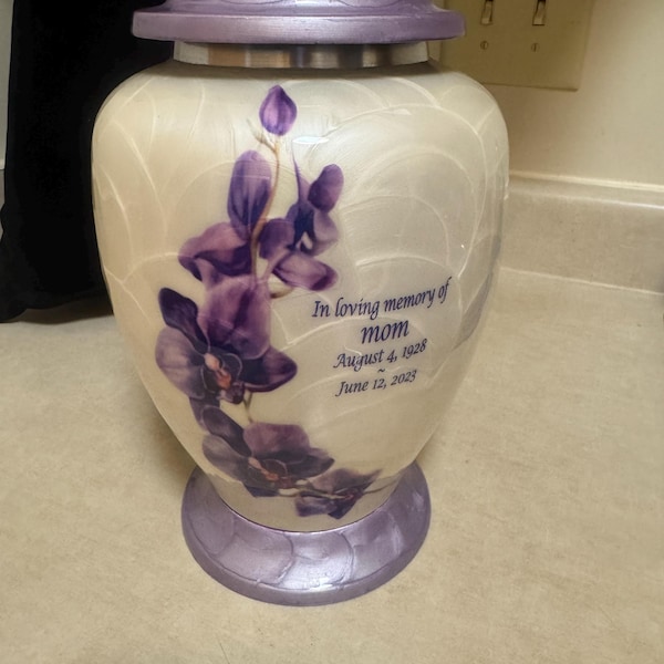 Custom Engraved Blue It's Awfully Dark in Here Cremation Urn for Ashes ...