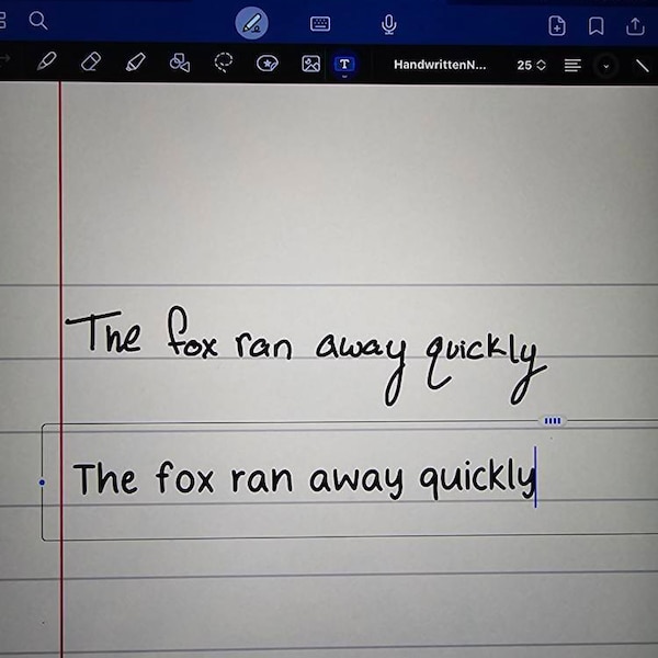 Realistic Handwritten Font, Digital Note Taking Font, Neat Handwriting ...