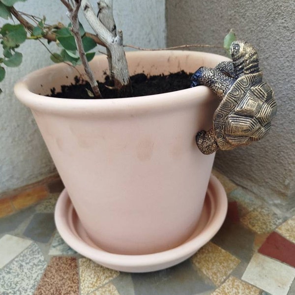 Angel Fairy Flowerpot Hugger Resin Plant Pot Hanger Decorer Indoors ...