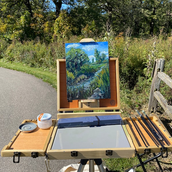 Artists' Pastel Box Pochade Box for Plein Air or Studio. Outdoor Pastel ...