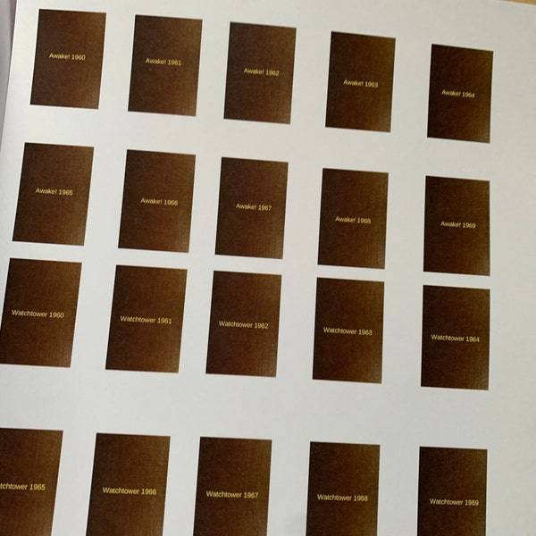 PDF FILE 50s Miniature Watchtower Awake 1:12 Scale Printable Books DIY ...