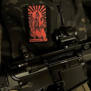 Memento Mori Morale Patch ,grim Reaper With Nods Patch, Goon Patch ...