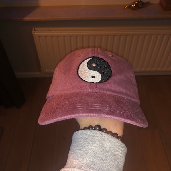 YIN YANG Symbol Hat - Embroidered Chinese Philosophy Men Women Cap ...