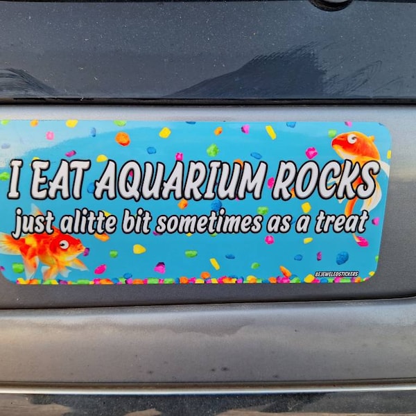 I Eat Aquarium Rocks, Just Alittle Bit Sometimes as A Treat | Funny ...