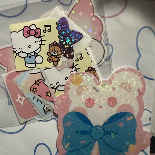 Premade/custom Genshin Stamp Sticker Sheet 4x5 In. |wanderer, Childe ...