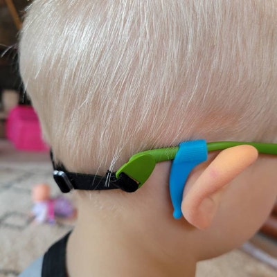 2 PAIRS Clear Stay Puts Ear Lock for Kids Glasses or Adult Glasses to ...