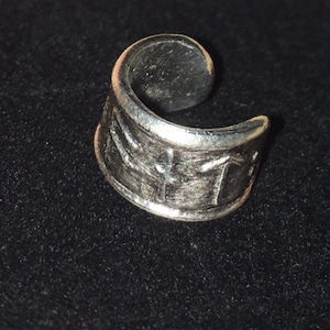 Silver Ear Cuff With Custom Viking Runes Choose 5 Runes for Your ...