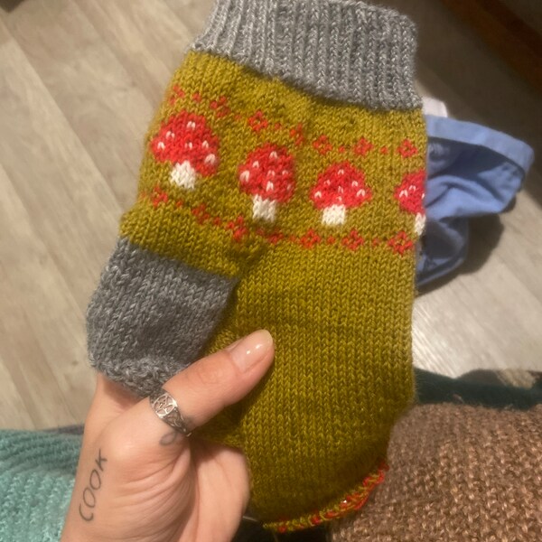 DIGITAL ITEM. Magic Toadstool Sock Knitting Instructions - Etsy