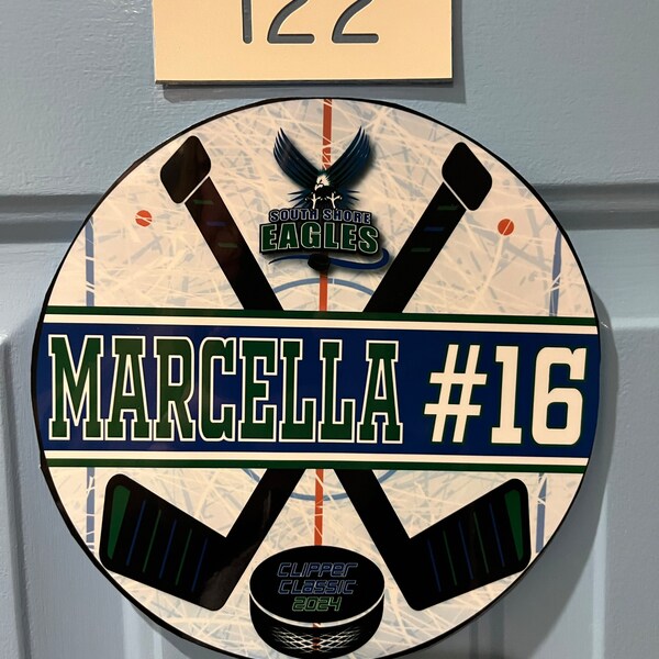 DIGITAL Hockey Door Sign or Locker Tag. - Etsy