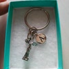 Caduceus Keychain, Caduceus Key Ring, Doctor's Medical Symbol, Initial ...