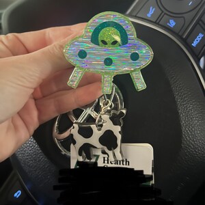 The Original UFO Alien Pill Abduction Funny Retractable Badge - Etsy